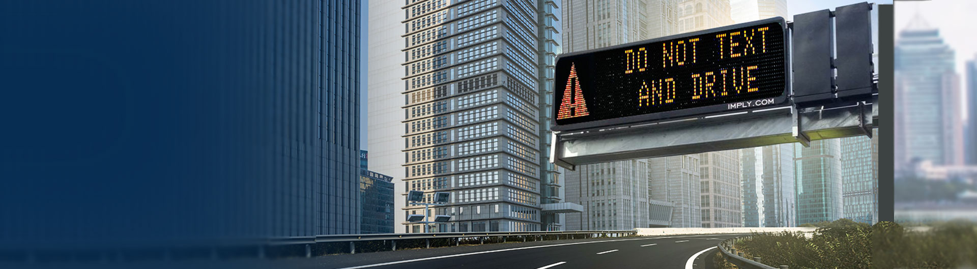 Fixed Variable Message Sign - VMS - Imply® Technology